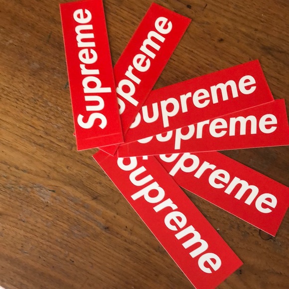 Supreme | Wall Decor | Supreme Stickers Red Box Logo 0 Authentic | Poshmark